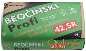 Cement Lafarge Beocinski Profi cement najvece klase čvrstoće 42,5R ...