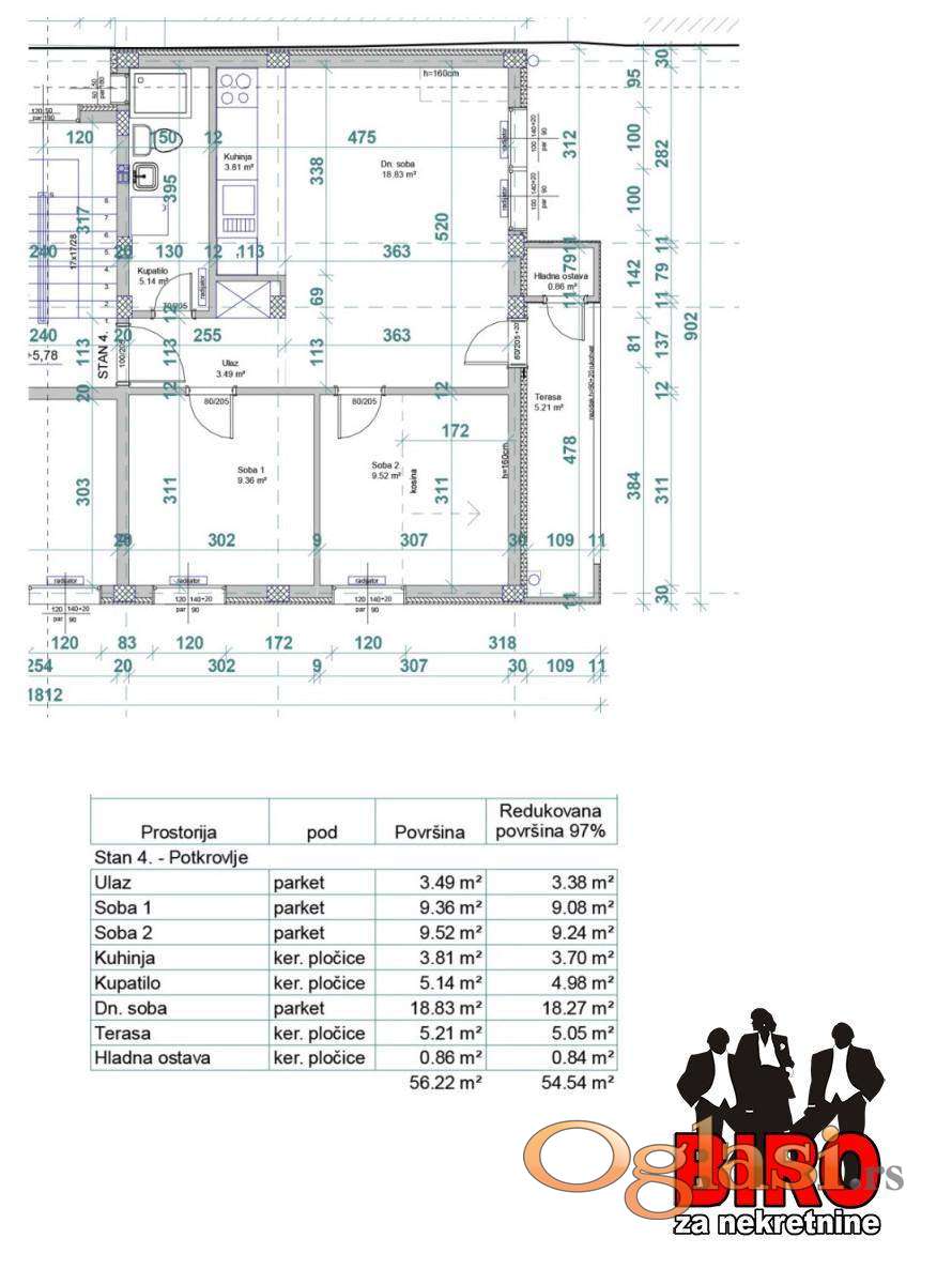 Kvalitetna novogradnja na sjajnoj lokaciji na Severnom Telepu! Mala ...